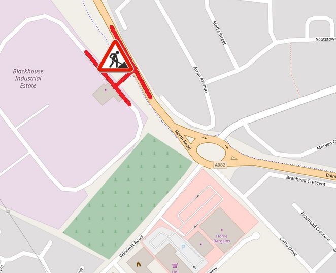 Peterhead RoadWorks for 5 days. | Peterhead Town Portal | www.Peterhead ...