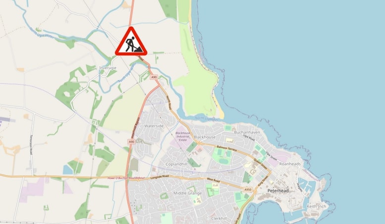North Road Peterhead New Roadworks A982 | Peterhead Town Portal | www ...
