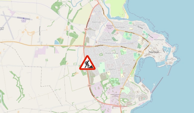New Peterhead Bypass Roadworks for 12 Days