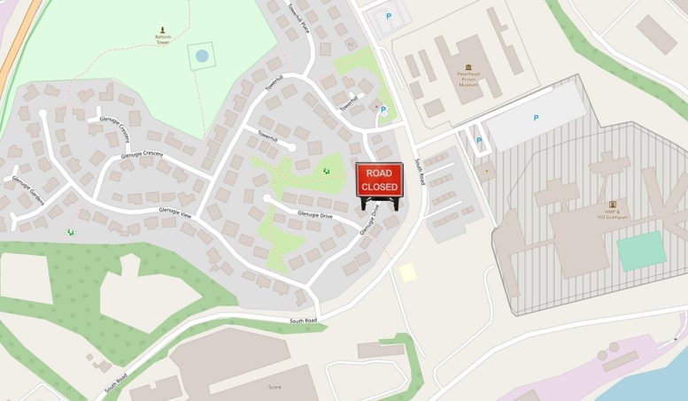 New - Peterhead Street Closure for 3 Days | Roadworks