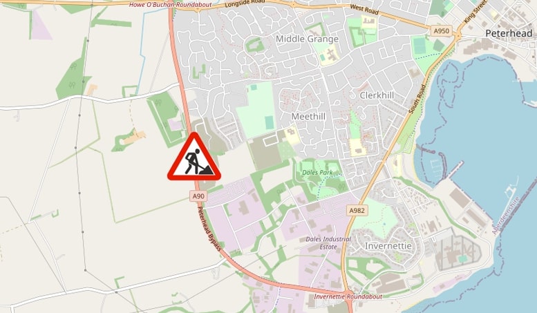 New - Roadworks With Traffic Control for 3 Days | Roadworks