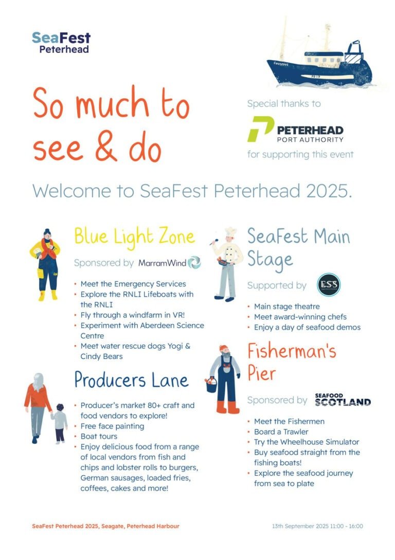 Famous Peterhead SeaFest Seafood Festival 2025 | Peterhead Event