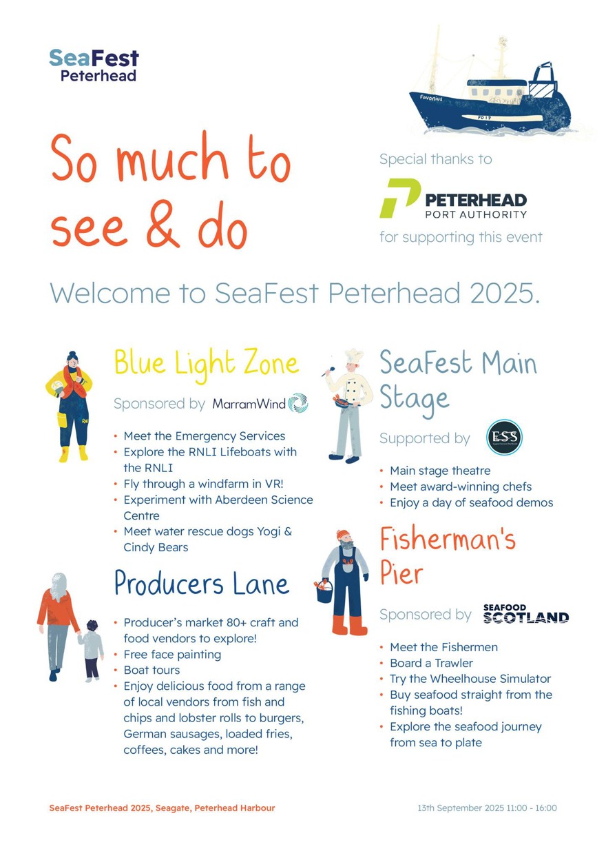 Famous Peterhead SeaFest Seafood Festival 2025 | Peterhead Event