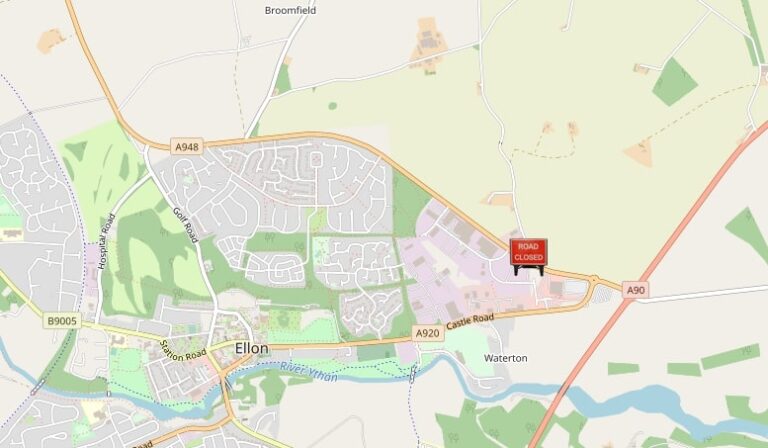 New - Part A948 in Ellon Road Closure | Peterhead Town Portal | www ...