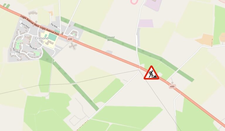 New Convoy Roadworks on A90 at Crimond | Near Peterhead