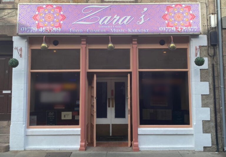 Indian Cuisine | Zara's | 11 Rose St | Peterhead Business