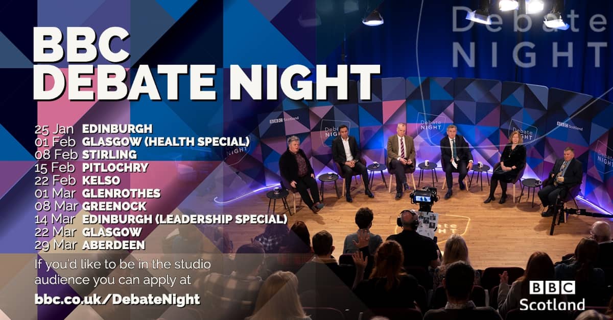 Debate Night is BBC Scotland's in Aberdeen 29.03