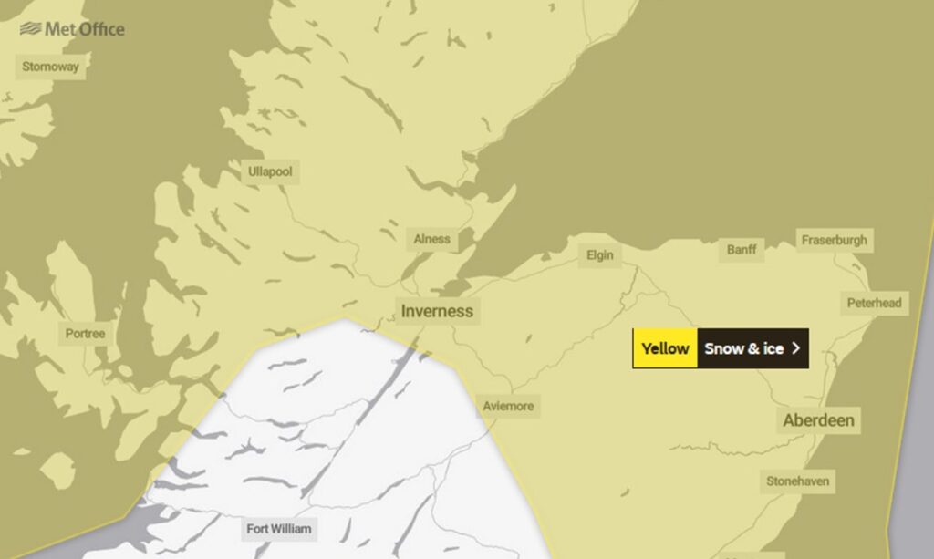 New - Ice & Snow Weather Warning 5-12 March