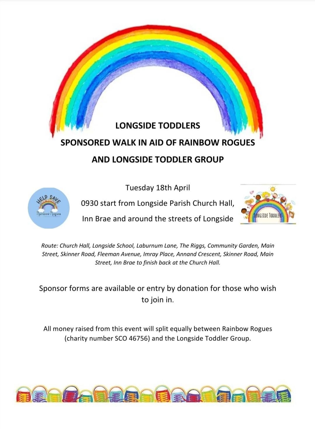New - Longside Toddlers Sponsored Walk 18.04 | Peterhead Event