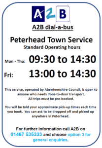 New A2B dial a bus Peterhead | Peterhead, Aberdeenshire