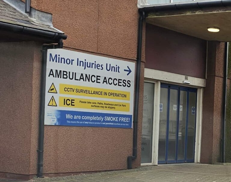 Minor Injury Unit Peterhead new hours from 1.07