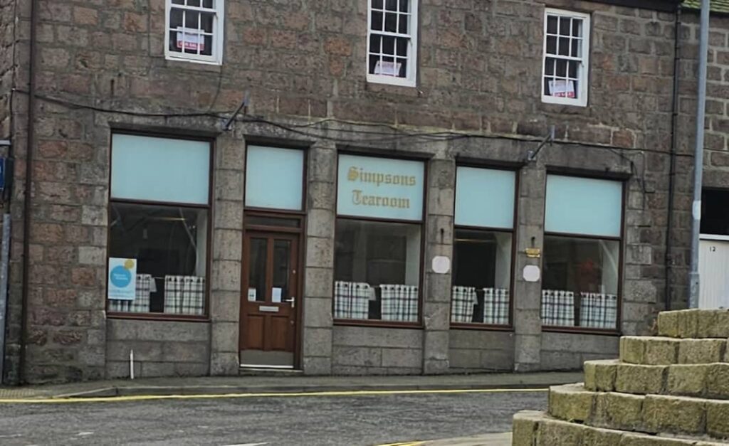 Simpsons Tea Room | 14-16 Broad St | Peterhead Business