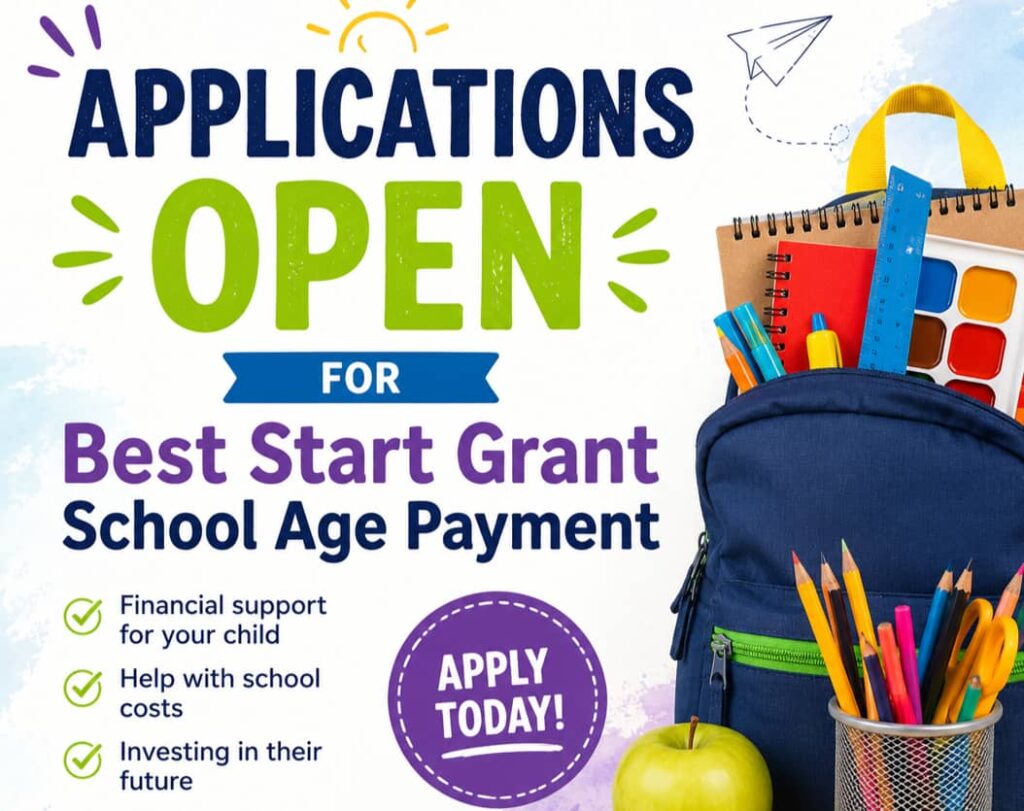 School Age Payment Best Start Grant Over £330